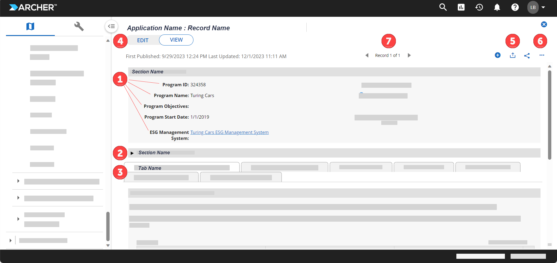 Record page: What do you need help with?